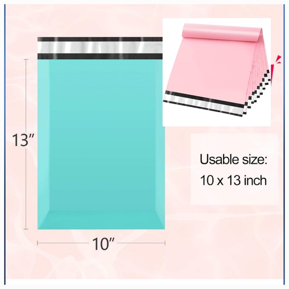 Poly Mailers | Accessories | 2 0x13 Inch Poly Mailers Teal Purple Hot ...